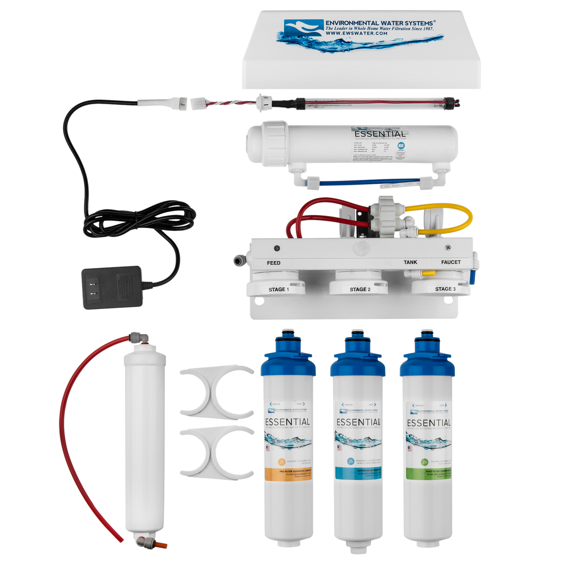 ESSENTIAL RO Four-Stage Reverse Osmosis System with Ultraviolet Protec ...
